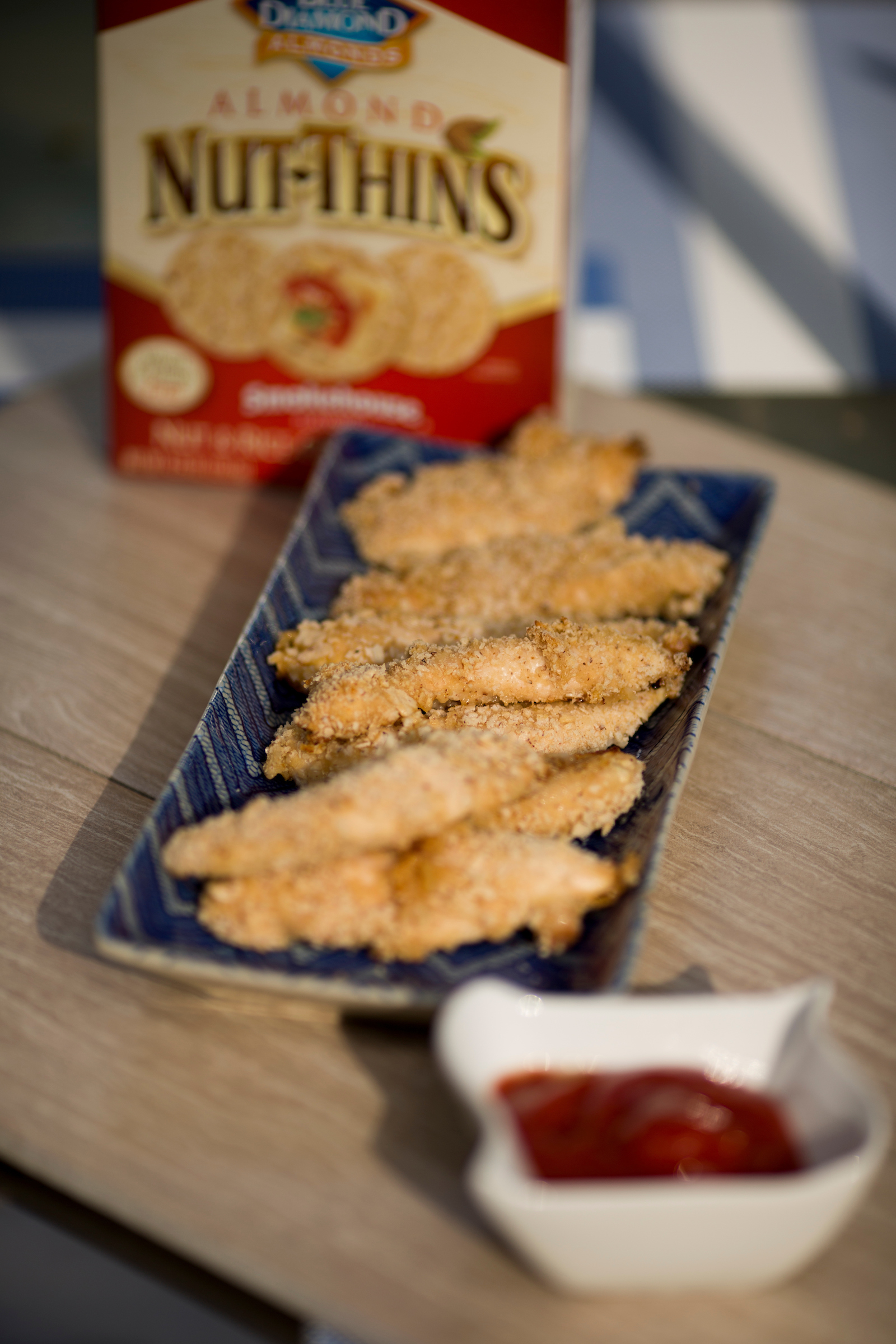 Sweet And Smoky Cracker-Crusted Chicken Fingers - The Broadcasting Baker